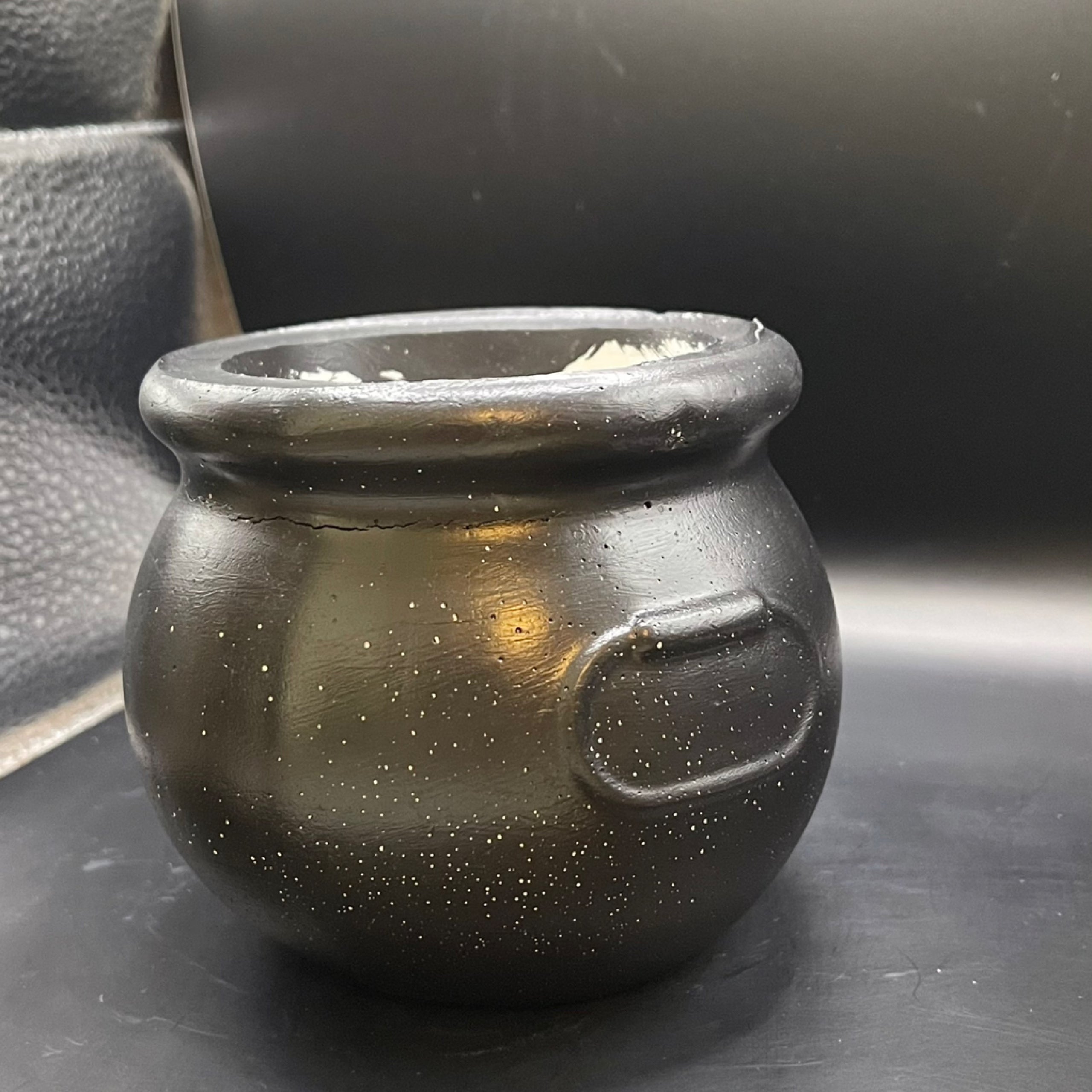 Painted Cauldron | Crafted in Concrete